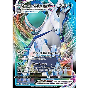 Pokemon Cards: Ice Rider Calyrex VMAX League Battle Deck …