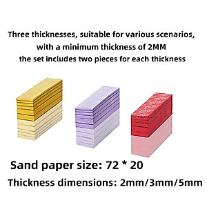 DSPIAE Soft Material Sanding Sponge Set Sandpaper Making Tool Kit Accessories for Dspiae Gundam GK Military Model (SS-S01)… (SS-02)