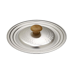 Kyoto Katsugu 4580047177010 Anodized Pot Lid, 6.3-7.9 inches (16-20 cm), For Yukihira Pots and Single-Handed Pot, Made in Japan