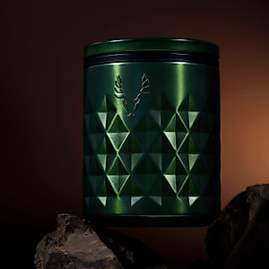 Viski Paragon Cocktail Tumbler Insulated Cocktail Cups, Insulated Rocks Tumbler Stainless Steel Whiskey Glasses with Ceramic Coating Green 12oz Set of 1