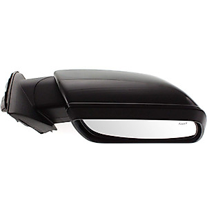 Kool Vue Right Power Heated Door Mirror Compatible With Ford Flex 2009-2012 Without Memory & Puddle Lamp Paintable