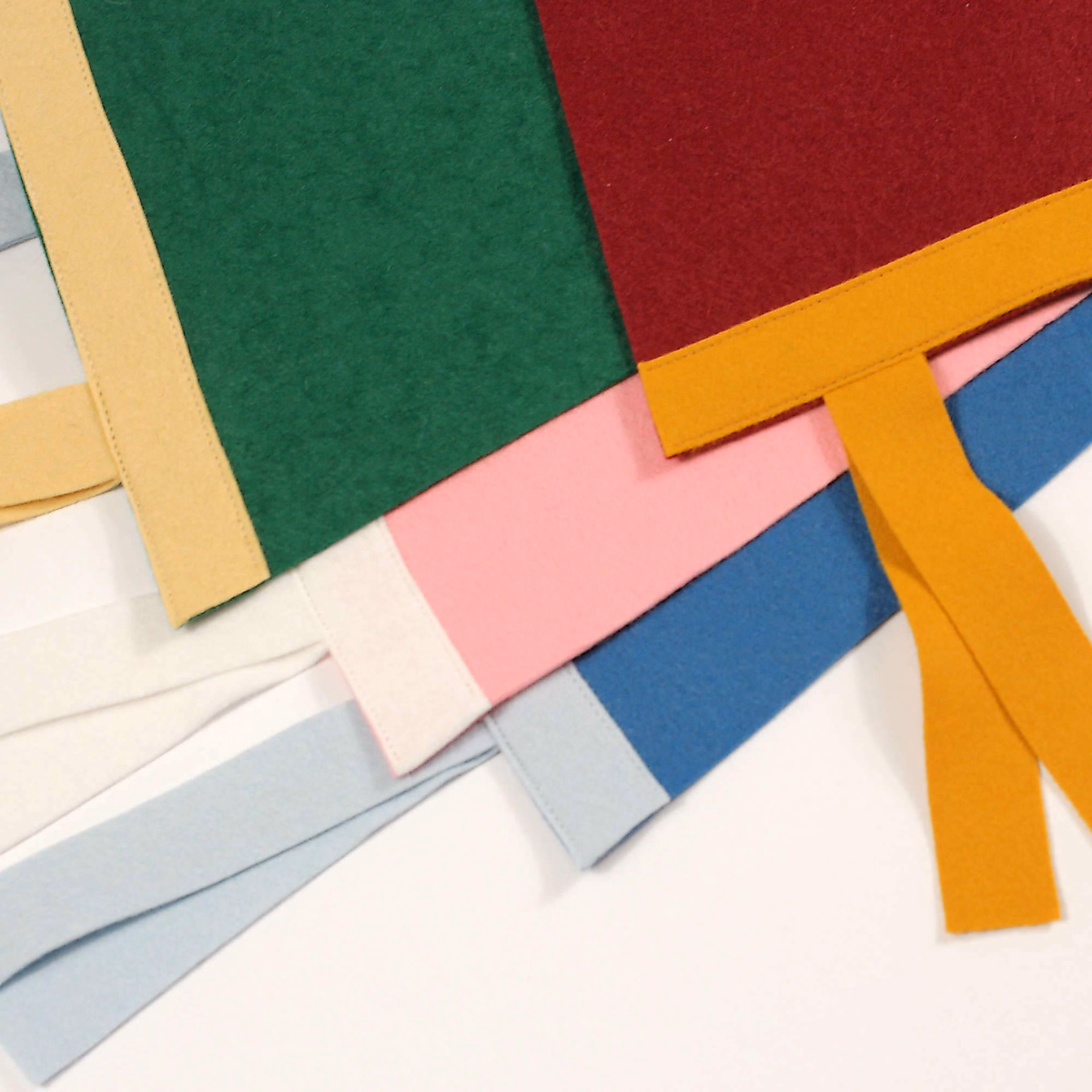 Lulu's Playhouse Custom Felt Name Pennant Flag - Personalized Banner Sign Wall Decor Kids Room Nursery