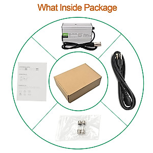 58.8V 5A Li-ion Charger with Multiple Safety Protections Suitable for 14S 52V Li-ion Battery Smart Battery Charger