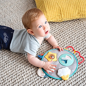 Liphontcta Mini Play Mat, Sensory Table, Tummy Time Toys for Babies,