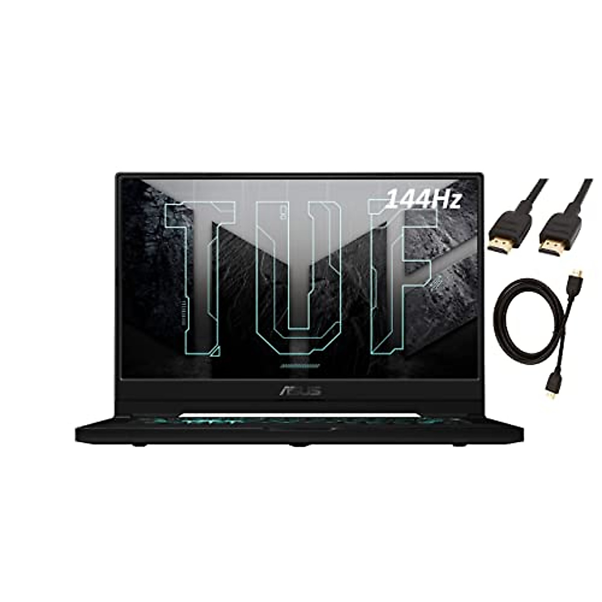ASUS TUF Dash 15.6" 144Hz FHD Gaming Laptop | 11th Generation Core i7-11370H | NVIDIA GeForce RTX 3060 | 16GB DDR4 | 1TB SSD | Backlit Keyboard | Windows 11 | Gray | with HDMI Cable Bundled
