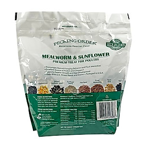 Pecking Order 9328 009328 Mealworm & Sunflower Treat, 3 lb