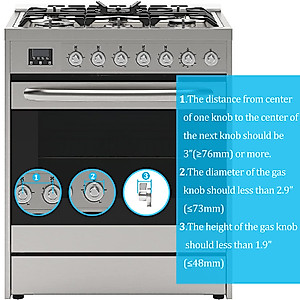 OFYDNR Stove Knob Covers for Child Safety, (5+1 Pack) Baby Safety Gas Stove Knob Covers Protection Locks with Oven Childproof Lock for Kids Child Proofing