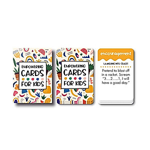Empowering Cards for Kids - Teaches Mindfulness, Affirmations, Self Esteem, Relaxation & More