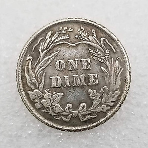 LWXCX 1863 Historic dime Nickel Old Coin-U.S. Commemorative uncirculated Old U.S. Coins- Preference for Handmade U.S. Coins History-Coin Gift