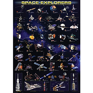 EuroGraphics Space Explorers 1000 Piece Puzzle (6000-2001)