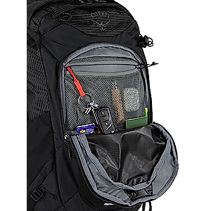 Osprey Manta 34L Men's Hiking Backpack with Hydraulics Reservoir, Black