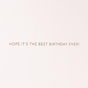 Hallmark Signature Birthday Card (Best Birthday Ever)