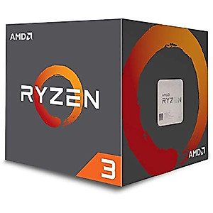 AMD Ryzen 3 1200 Desktop Processor with Wraith Stealth Cooler (YD1200BBAEBOX)