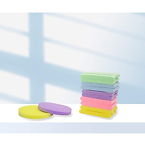 Facial Sponge Compressed 60 Counts Face Sponge Pads Exfoliating Spa Sponges for Facial Cleansing PVA Professional Face Cleanser Makeup Removal