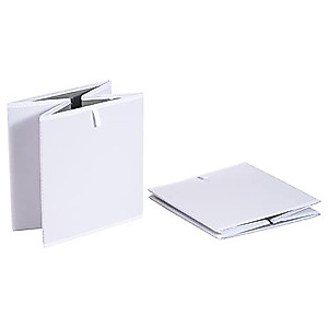 Amazon Basics Cube Organizer Bins, Collapsible Storage Baskets for Shelves, White, Pack of 6, 13x15x13"