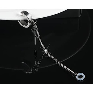 LRGKMCWTOB Anti-Lost Earrings Hook for Airpods AirPods Pro Anti Lost Ear Clips Pendant for Women and Men Earring Hanging Chain for Suitable for Hiking/Jogging/Running/Gym 1PCS (Ear Buckle)