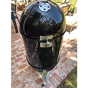 Stainless Lid Hinge Kit compatible with Weber Smokey Mountain Grill 18.5 22.5 quick release