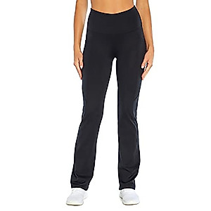 Marika Women's Standard Zen High Rise Pocket Bootcut Pant, Black, Large