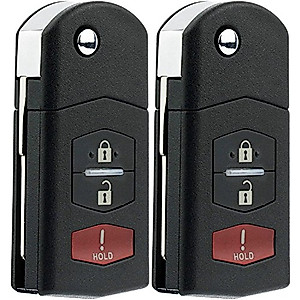 KeylessOption Keyless Entry Car Remote Control Key Fob Replacement for BGBX1T478SKE125-01 (Pack of 2)