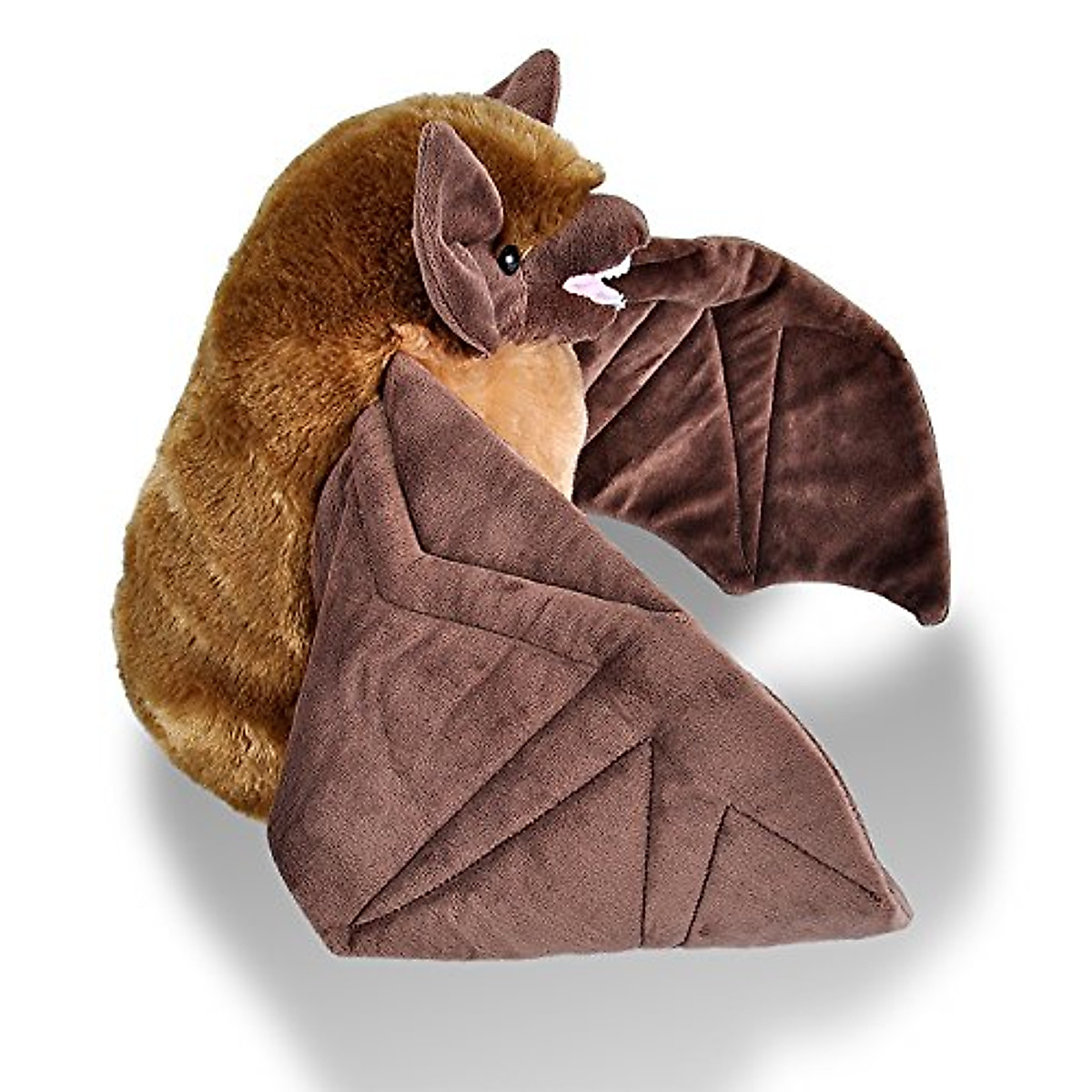 Wild Republic Brown Bat Plush, Stuffed Animal, Plush Toy, Gifts for Kids, Cuddlekins 12 Inches,Multi