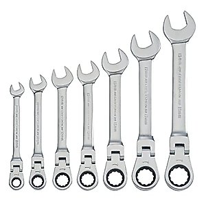 Craftsman CMMT87009 7-Piece Metric Flex Reversible Ratchet Set
