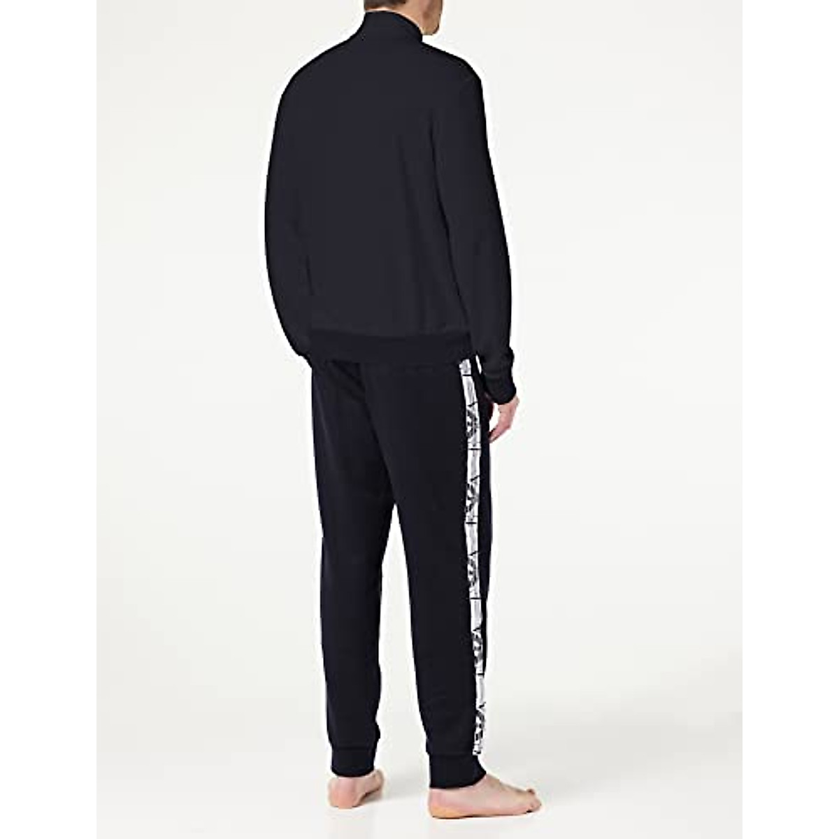 Emporio Armani Men's Iconic Terry Sweater and Trouser Set, Marine, X-Large