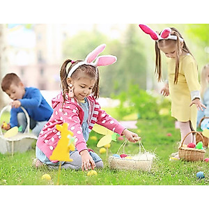 Easter Earrings Beaded Bunny Egg Letter Dangle Earrings for Women Cute Pom Pom Rabbit Holiday Earrings Festive Jewelry Party Gifts (Easter Bunny)