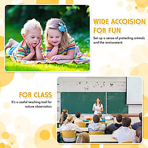 18 Pieces Fine Motor Skill Toys Include 6 Handy Scoopers 6 Jumbo Tweezers 6 Rubber Tipped Dropper Bug Insects Catcher Science Sensory Learning Tool Backyard Outdoor Explorer Kit Skill Development