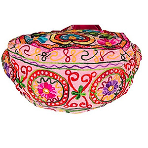 TribeAzure Pink Elephant Canvas Shoulder Bag Handbag Tote Purse Casual Spacious Summer Spring Top Handle Large