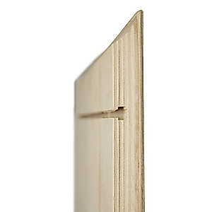 Ohio, State Abstract Watercolor Birch Wood Wall Sign (12x18 Rustic Home Decor, Ready to Hang Art)