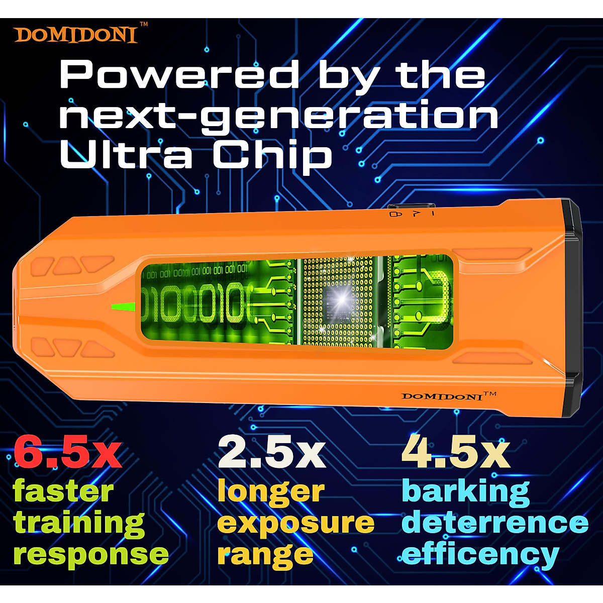 2024 Dog Bark Deterrent Device - Anti-Bark Devices for Dogs, No More Barks Dog Training Tool (Cali Orange)