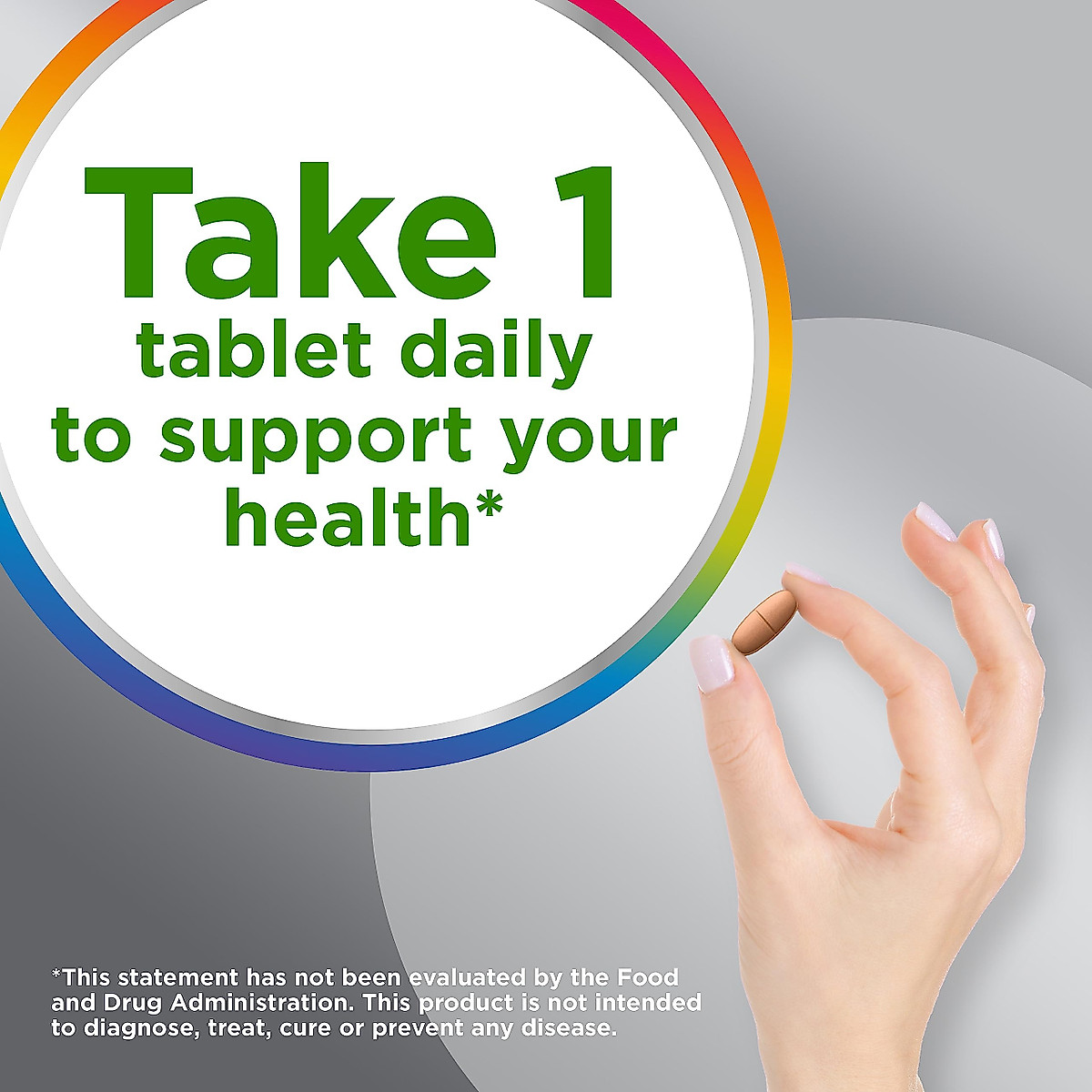 Centrum Silver Multivitamin for Adults 50 Plus, Multivitamin/Multimineral Supplement, Vitamin D3, B-Vitamins, Gluten Free, Non-GMO Ingredients, Supports Memory and Cognition in Older Adults - 125 Ct