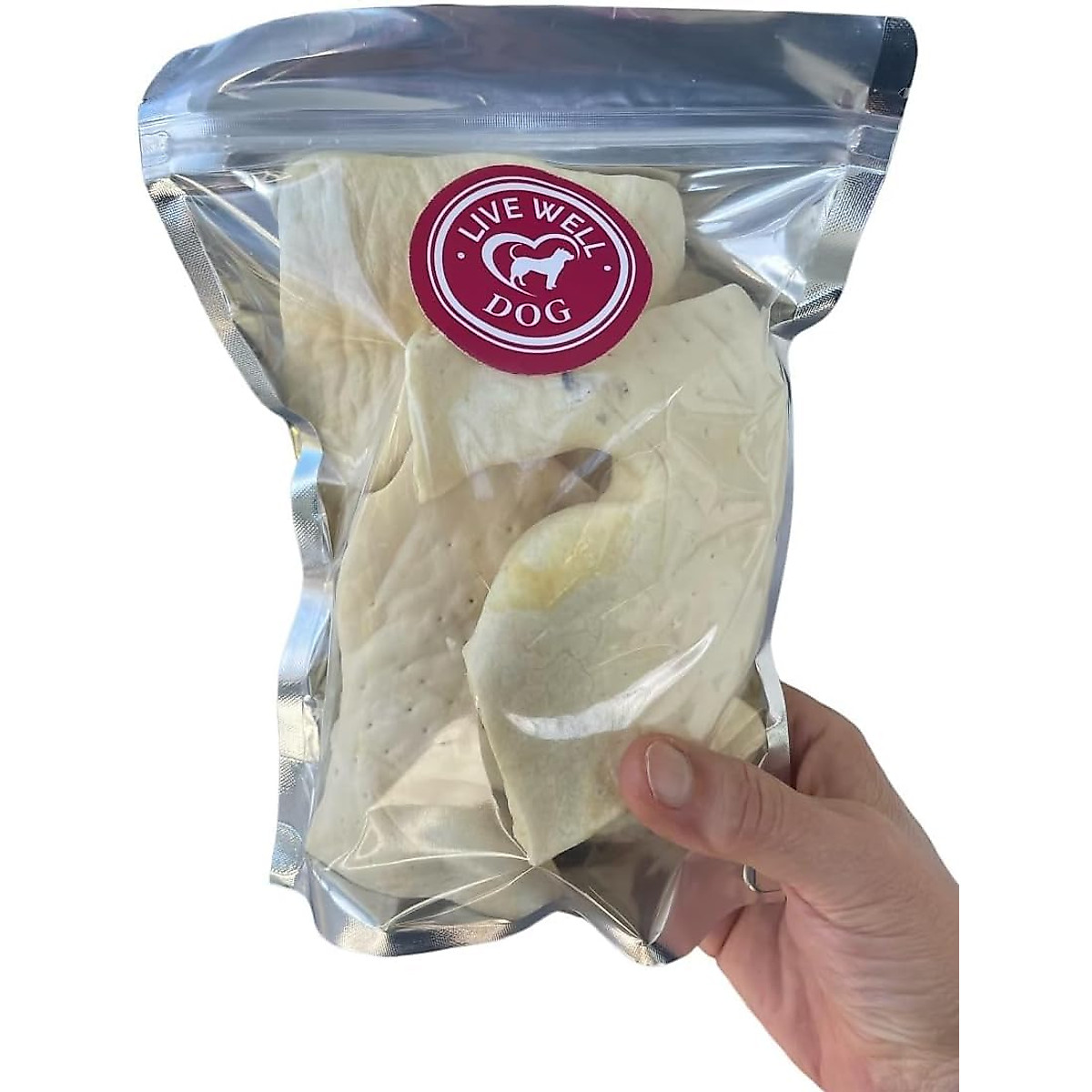 100% Natural Beef Cheeks for Dogs - Premium Dog Chew Treats, Single Ingredient, Grain-Free, High Protein, Long-Lasting Chews, Great for Dental Health, Rawhide Alternative, Healthy Dog Snacks