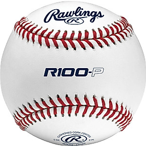 Rawlings | RAISED SEAM Practice Baseballs | R100-P | High School/Youth | 12 Count