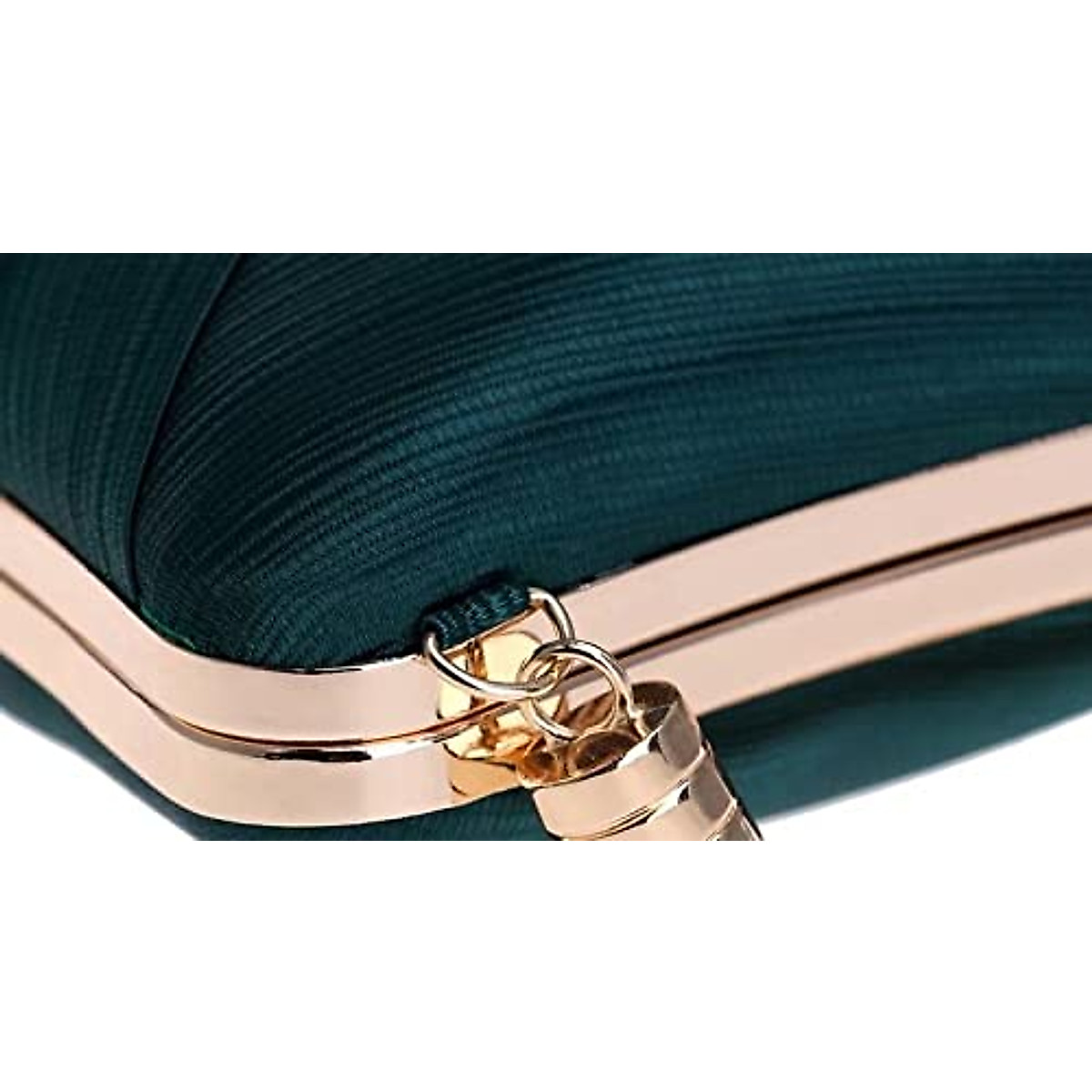 CSYPJYT Women Satin Clutch Wedding Handbag Tassel Cocktail Party Bridal Prom Purse Bags Blue