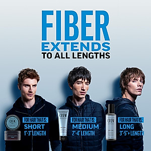 American Crew Men's Hair Fiber Grooming Foam, Like Hair Gel, 6.7 Fl Oz