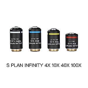 SWIFT Stellar 1 Pro-B Research-Grade Infinity Corrected Lab Compound Microscope, 40X-2500X, Siedentopf Binocular Head, Mechanical Stage, Abbe, Ultra-Precise Focusing, User and Eco-Friendly