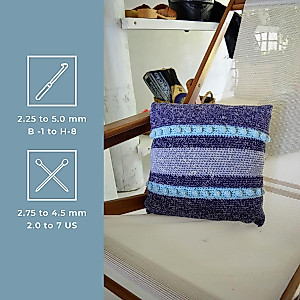 Circulo Jeans Cotton Yarn, 100% Brazilian Cotton Yarn - Cotton Yarn for Crocheting and Knitting, Yarn Art Jeans- DK Weight Yarn, 144yds and 3.5 oz, Color 8751