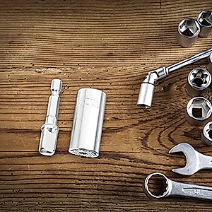 DOITOOL Men’s Gift Universal Socket Hex Axle Tool Axle Wheel Hub Axle Spindle Socket Adapter Power Drill Adapter Stocking Stuffer Treats