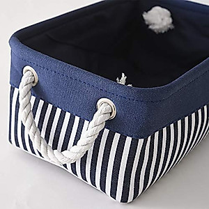 TcaFmac Cube Storage Bins, Containers for Organizing Basket for Gifts Empty,Shelves, Closet,Nursery Baby room 14(L) x 10(W) x 7(H) inches