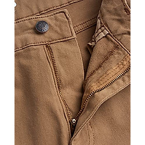 IZOD Men's Jeans | Comfort Stretch Denim Jeans | Casual Relaxed Fit Jeans for Men, Size 36W x 32L, Vintage Khaki