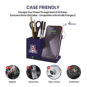 SOAR NHL Wireless Charger and Desktop Organizer, St. Louis Blues