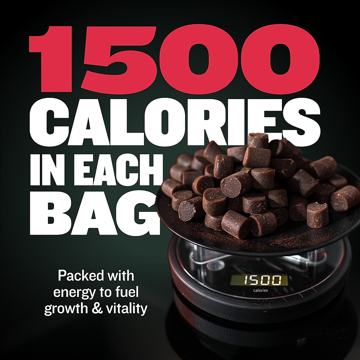 Bully Max Dog Weight Gainer Soft Chews for Puppies and Adults - High Calorie Dog Food Performance Supplement for Healthy Weight Gain, Immunity & Digestion - 75 Chews for All Breeds & Ages - 300g Pack