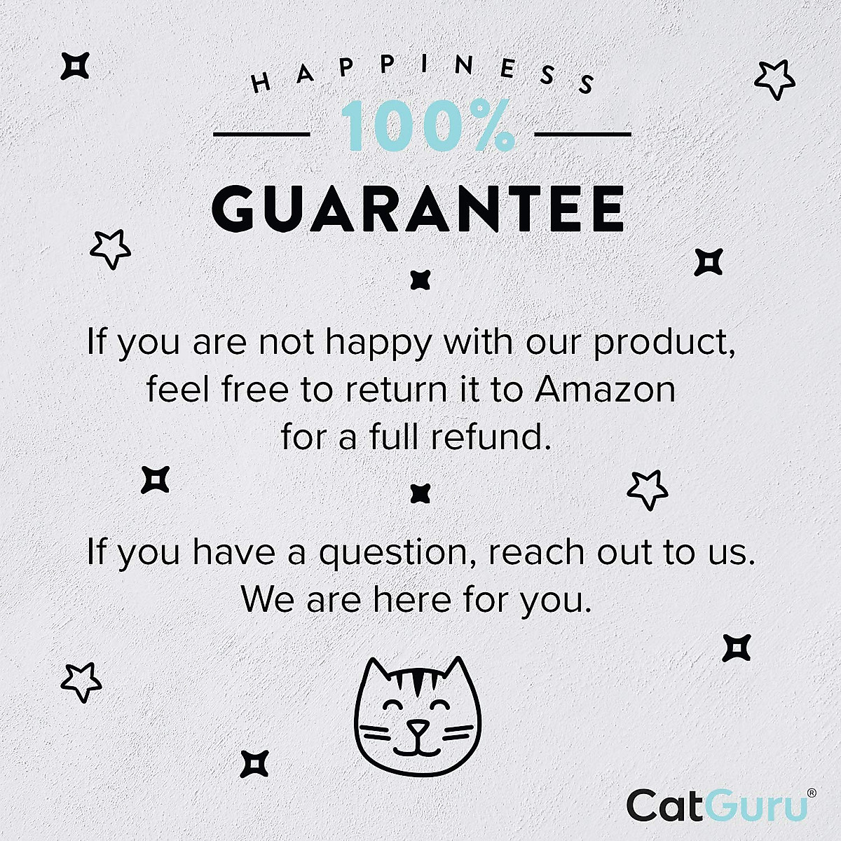 CatGuru Cat Bowls, Whisker Stress Free Cat Food Bowl, Reliefs Whisker Fatigue, Wide Cat Bowl, Non Slip Cat Food Bowls, Shallow Cat Dish, Cat Feeding & Watering Supplies (Set of 2, Stainless Steel)