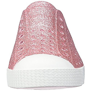 Native Shoes, Jefferson Bling Child, Kids Lightweight Sneaker, Milk Pink Bling/Shell White, 9 M US Toddler