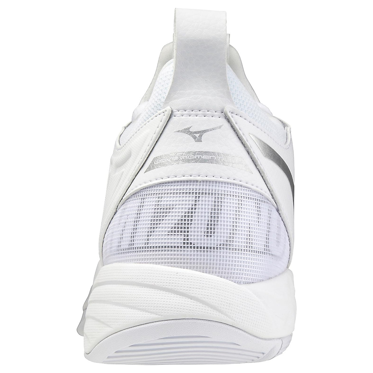 Mizuno Men's Wave Momentum 2 Volleyball Shoe | Indoor Court Shoe | White/Silver | US Men's 12