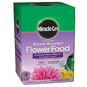 Miracle-Gro 1001921 Water Soluble Flower Food, 1.5 lb
