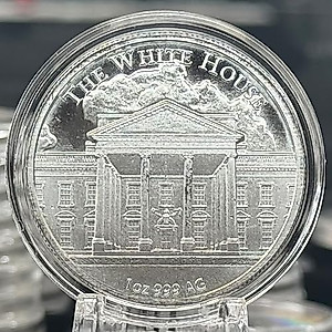 Generic 1 oz 2024 Trump Survives : Fight fight fight! Silver Round