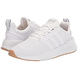 adidas Men's Racer TR21 Running Shoe, White/White/Grey, 10
