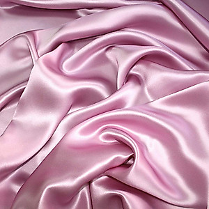 Pro Goleem Satin Nursing Pillow Cover Silk Feeling Soft Feeding Pillow Slipcover for Breastfeeding Moms Fits Standard Infant Nursing Pillow or Positioner Pink